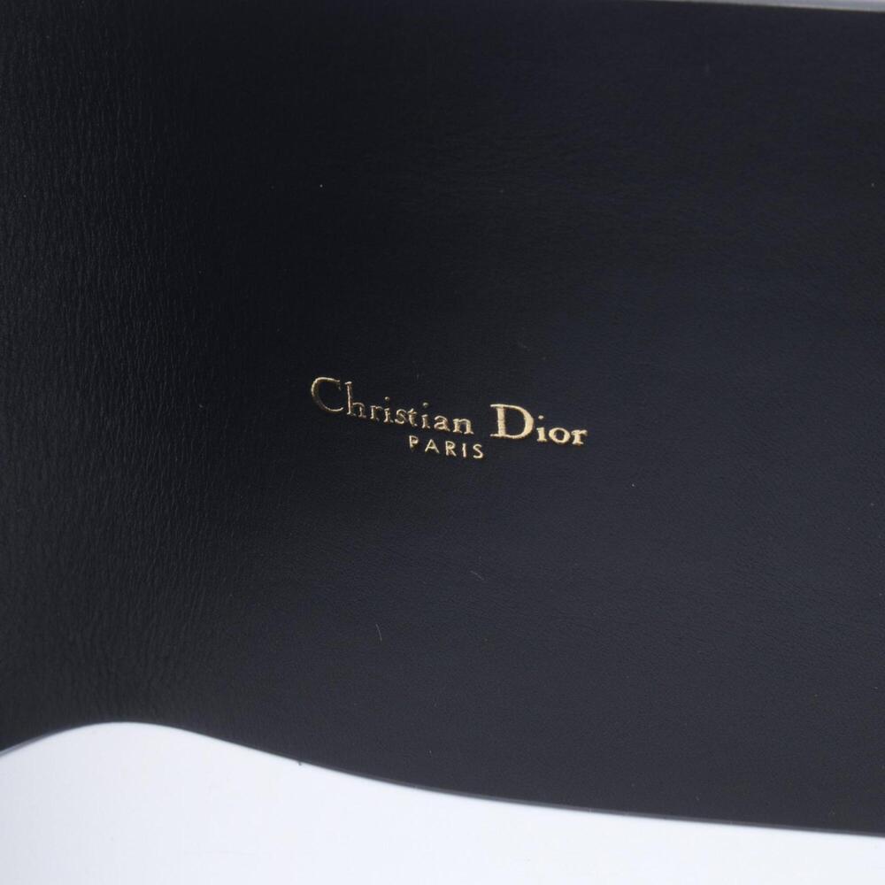 Dior | Accessories | Christian Dior Dior Logo Belt Leather Womens Black ...